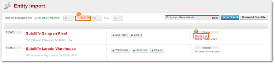 Import Entities from a Spreadsheet