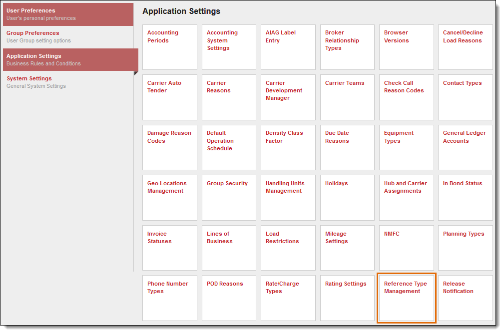 Access Reference Type Management